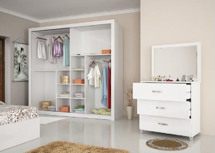 Sifonier Sila Alb - Modela - Magazin Mobila Online