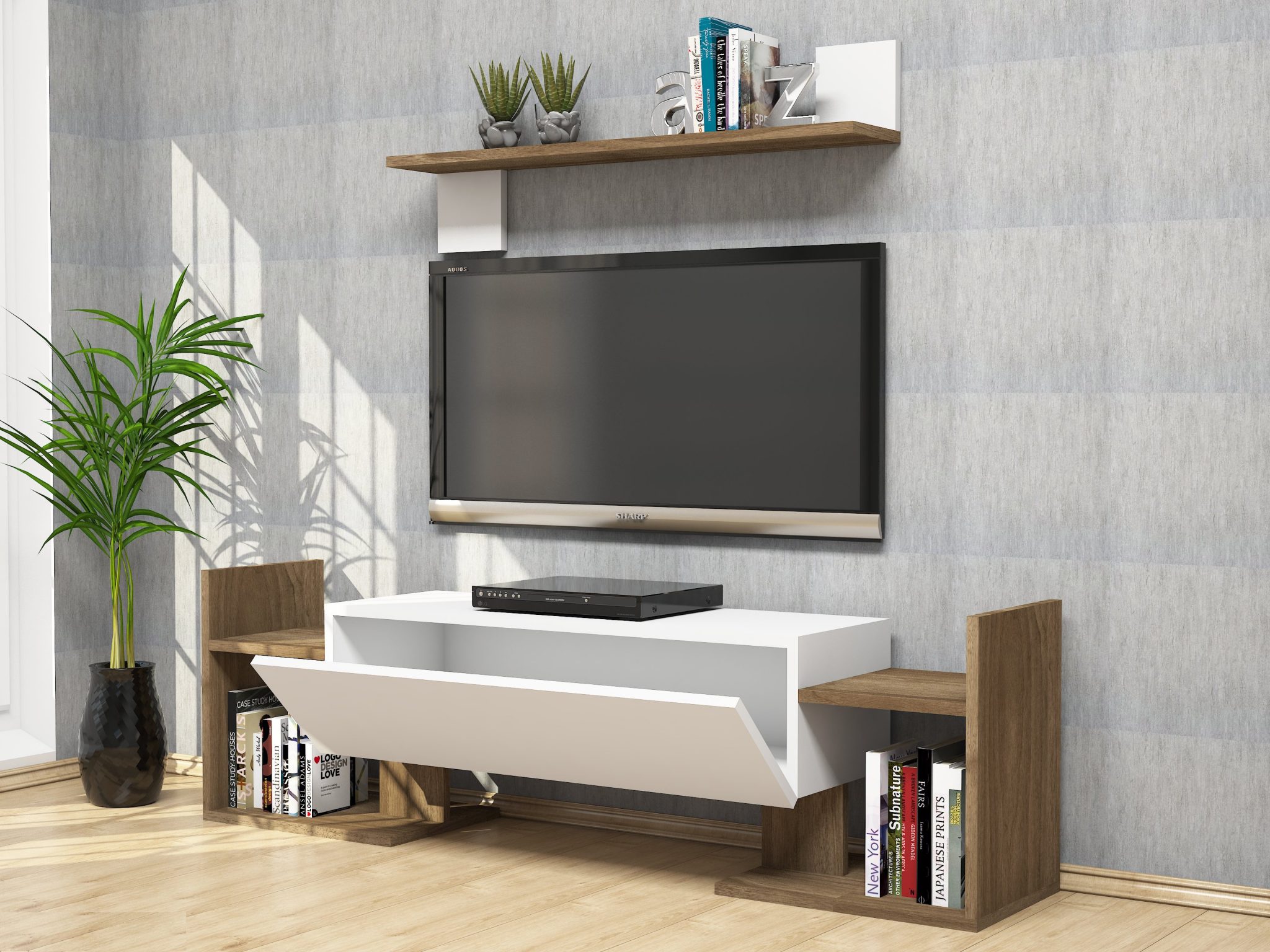 Comoda Tv Flow - Modela - Magazin Mobila Online