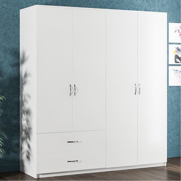 Sifonier cu 4 usi si 2 sertare Beta Alb - Modela - Magazin mobila ...