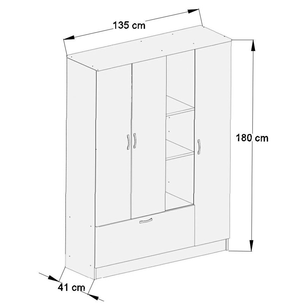 Sifonier Melisa alb - Modela - Magazin Mobila Online