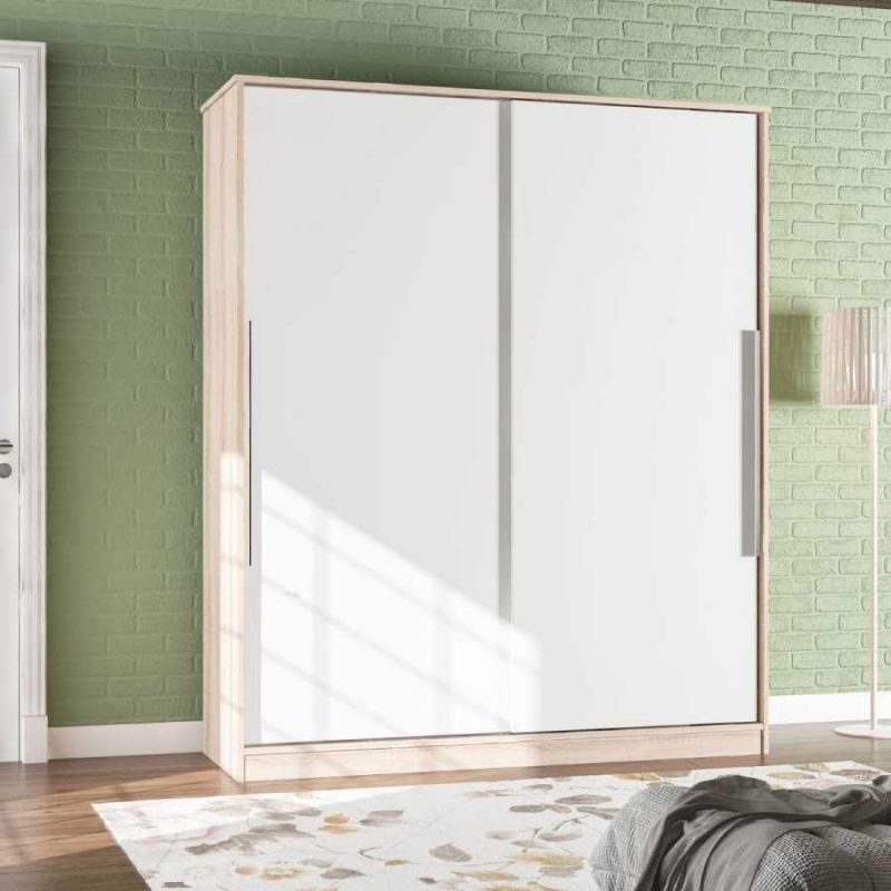 Sifonier Atlantis alb/stejar natur - Modela - Magazin mobila online ...