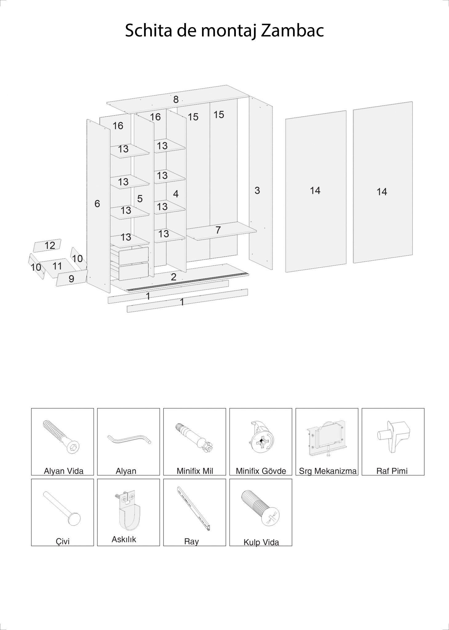 Sifonier zambac usi glisante,dulap,sifonier,mobila,mobila online